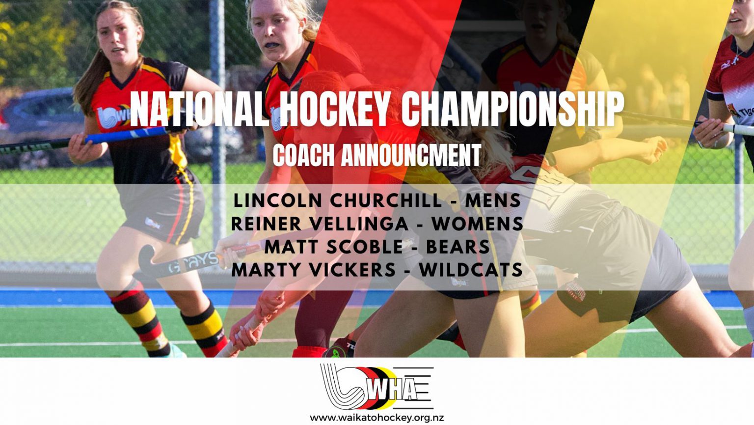 NHC Coach Announcement 2023 - Waikato Hockey