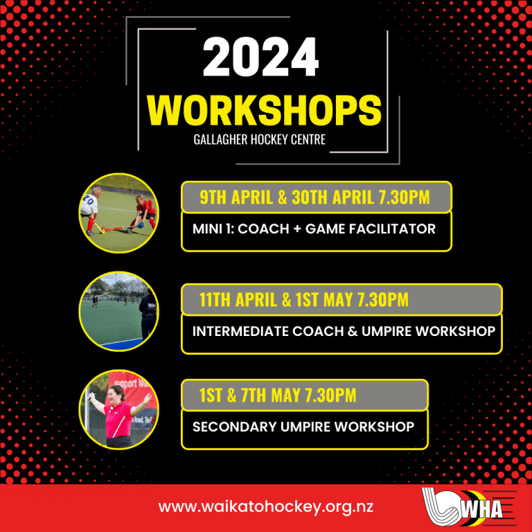 2024 Pre-Season Workshops - Waikato Hockey